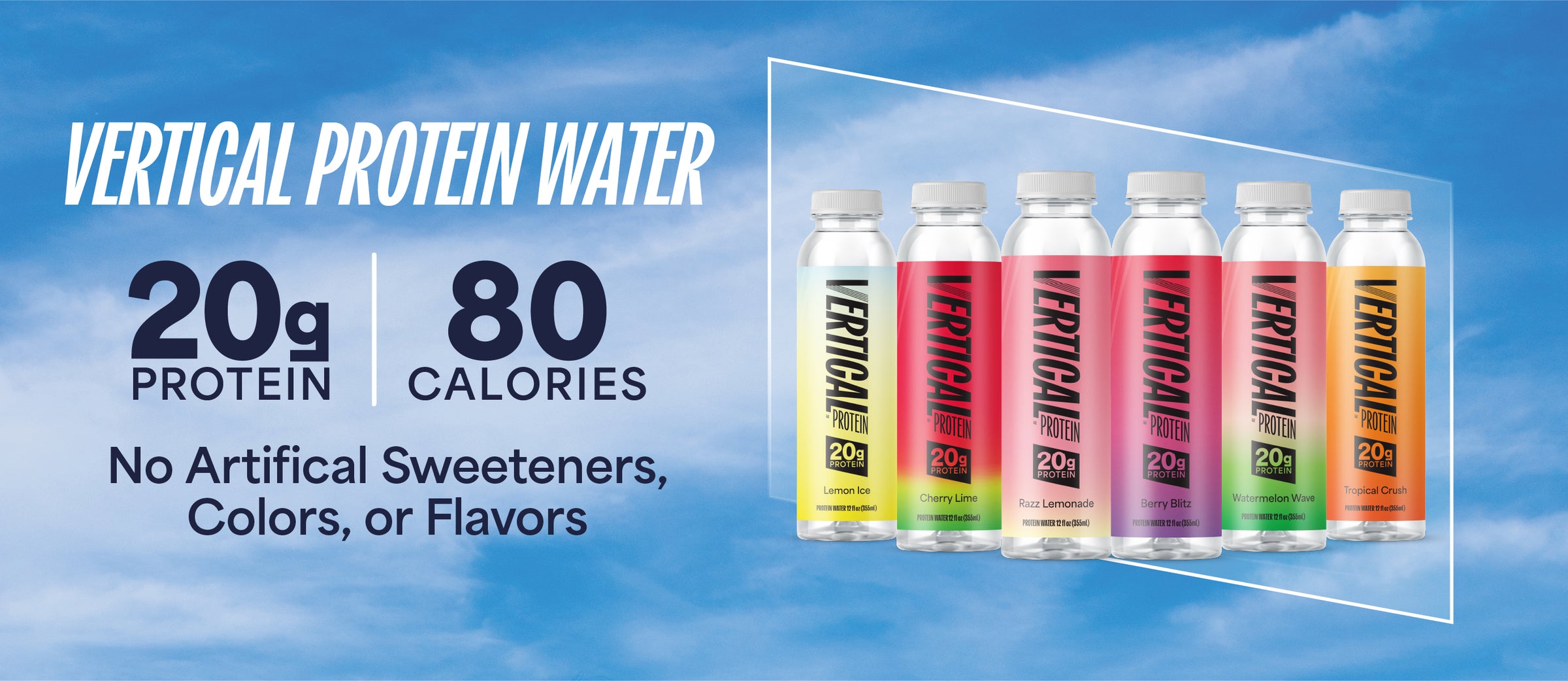 Protein Water - Rise Up and Fuel Your Day - Vertical Protein